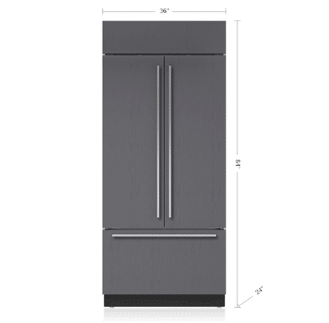 CL3650UFD/O - Refrigerador P. Francesa Overlay / Flush Inset Sub Zero ...
